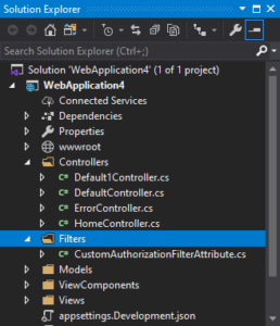 Authorization filter in ASP.NET CORE MVC - Tutexchange